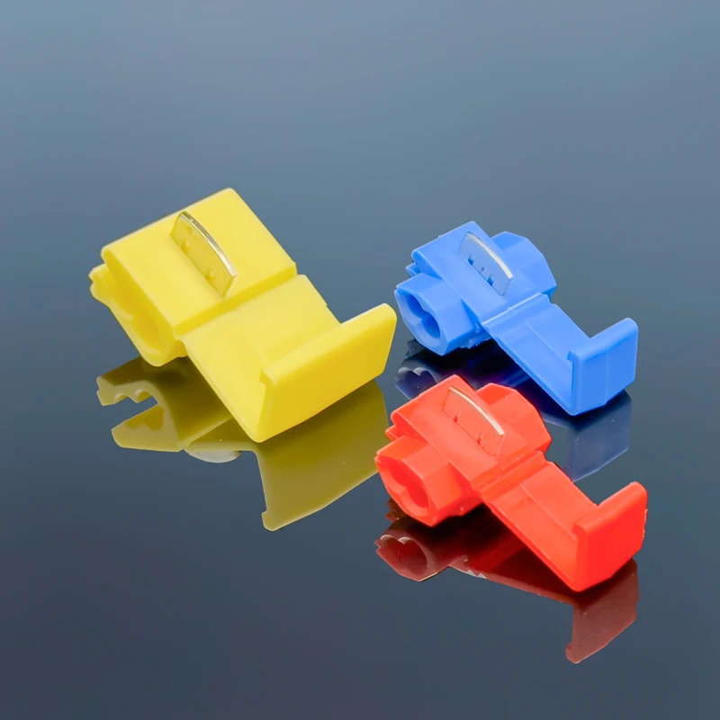 Quick-Wire-Conector-do-ramo-Terminal-Snap-Splice-Lock-Wire-Clip-Scotch ...