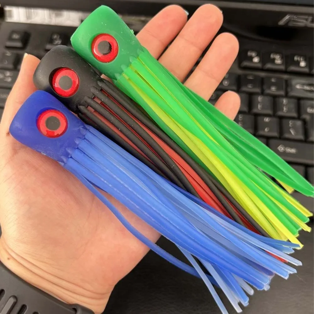 15cm-20g-Saltwater-Octopus-Bait-2024-Artificial-Soft-Silicone-Fishing ...