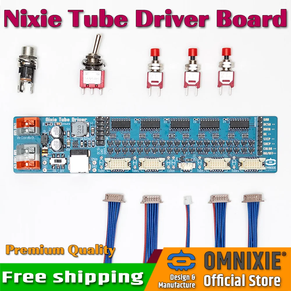 Nixie-Tube-Driver-Circuit-Board-support-Arduino-Digital-Clock-Nixie-Tube-Module-Gift-Kit-No ...