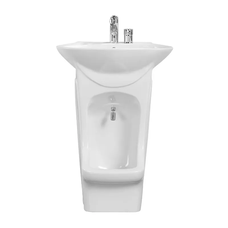 Ceramic Free Standing Double Desk Hand Wash Sink Wudu Foot Washer ...