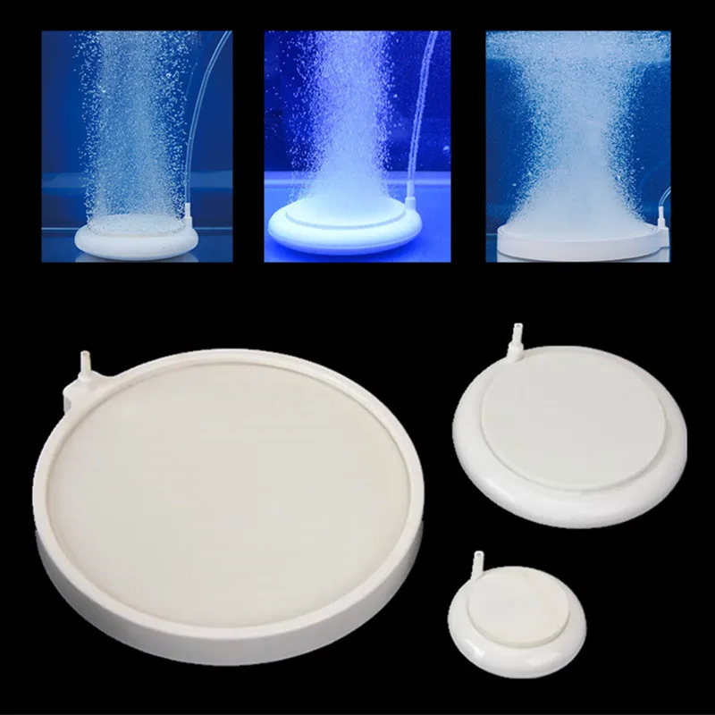 Silent Aquarium Nano Air Bubble Stone Low Pressure Fish Tank Oxygen Air ...