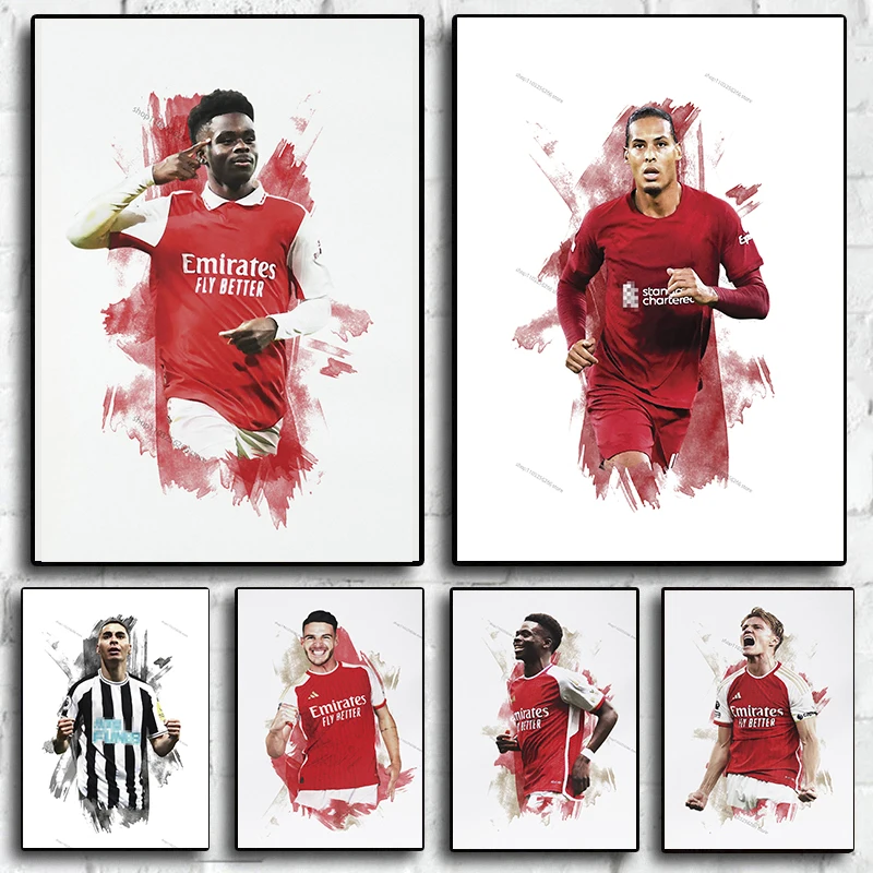 Modern-Famous-Footballer-Posters-Hd-Prints-Canvas-Paintings-Wall-Art ...
