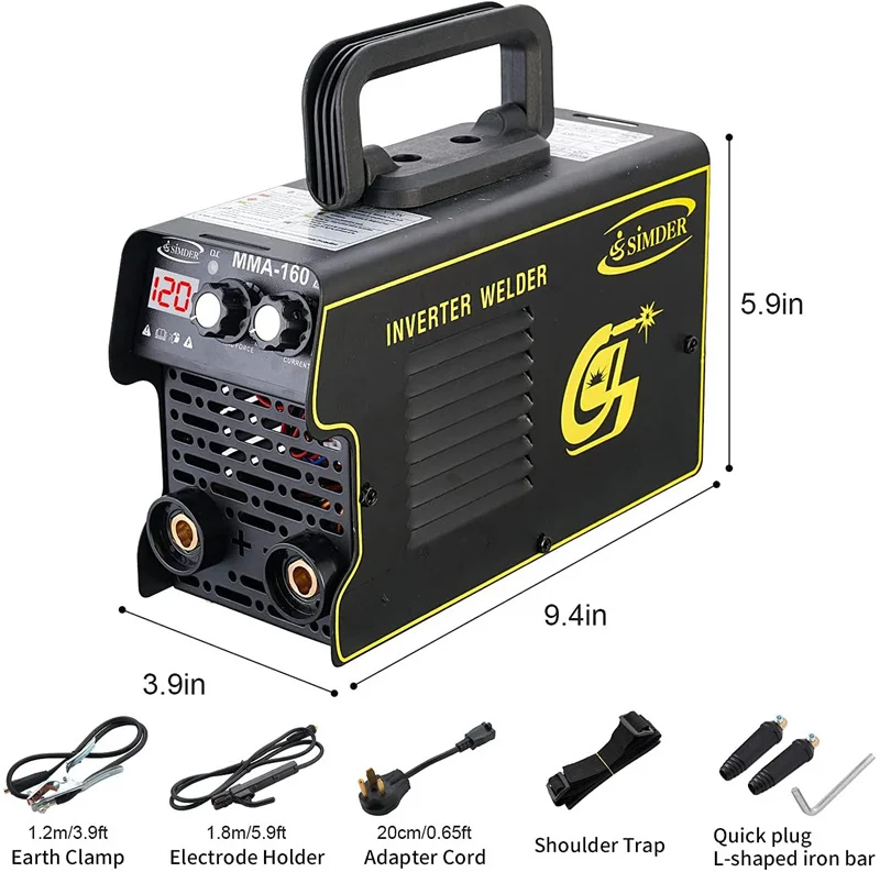 Inverter Mma Dc Arc 120a 110v 220v Welding Machine Mini, 56% OFF