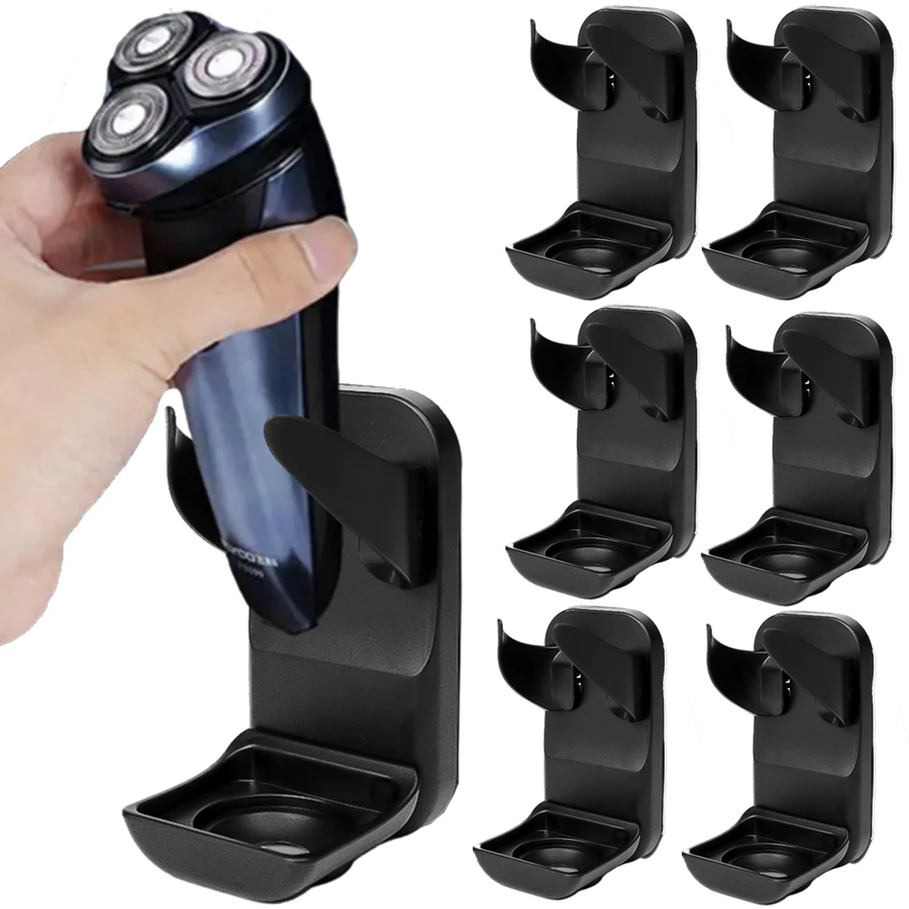 Bathroom-Electric-Shaver-Holder-Wall-Mounted-Shaving-Razor-Rack ...