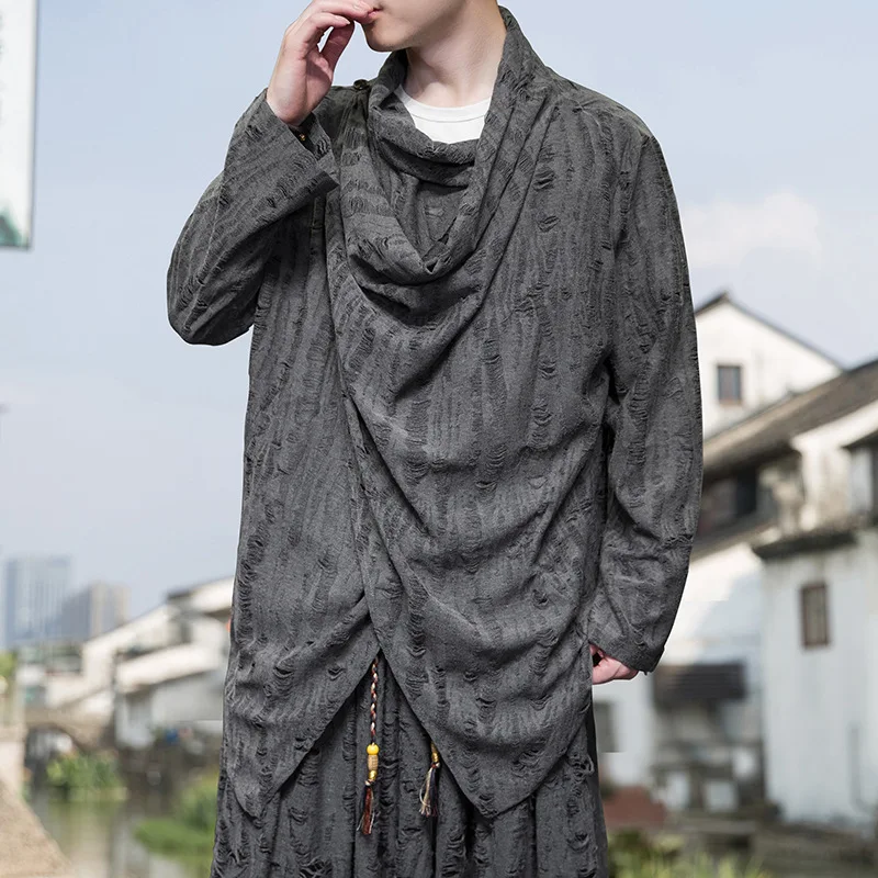 Irregular-Design-Ripped-Hole-Hip-Hop-Punk-Long-Sleeve-T-shirt-Men ...