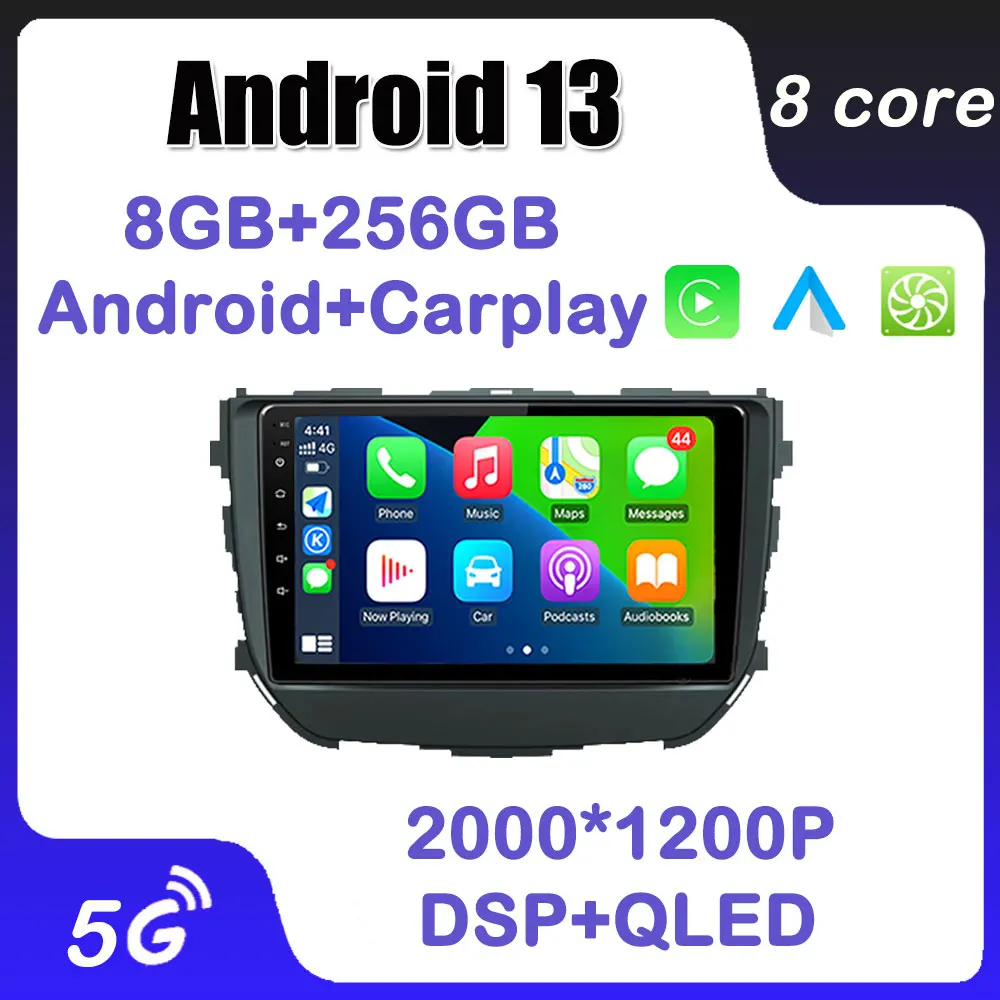 GPS-DSP-BT-Radio-Stereo-Android-13-For-Suzuki-Vitara-Breeza-2015-2017 ...