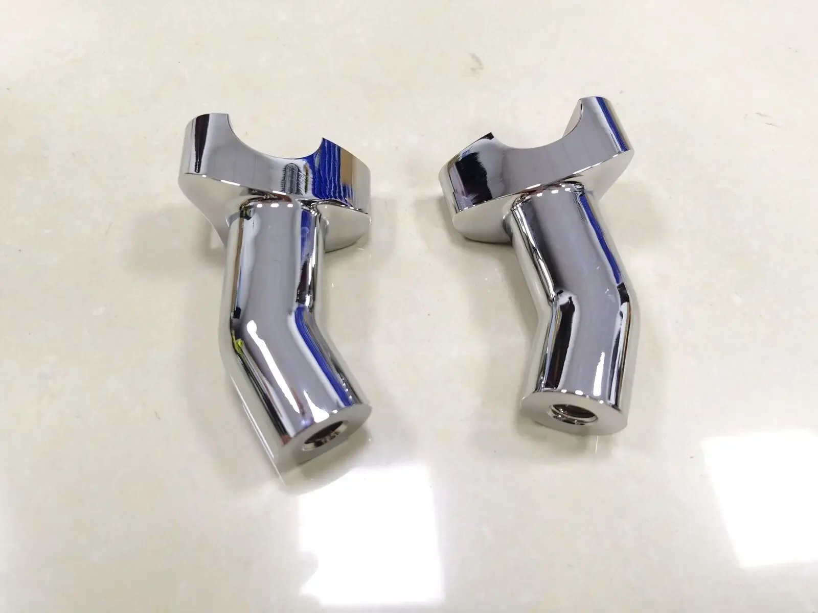 Motocicleta-Chrome-Pullback-Guiador-Risers-3-5-Harley-1-Bar-Dyna-Street ...