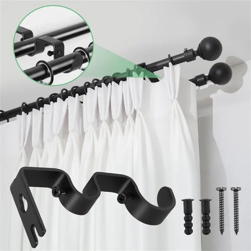 2pcs-Curtain-Rod-Wall-Hook-Drapery-Pole-Hook-Curtain-Pole-Bracket ...