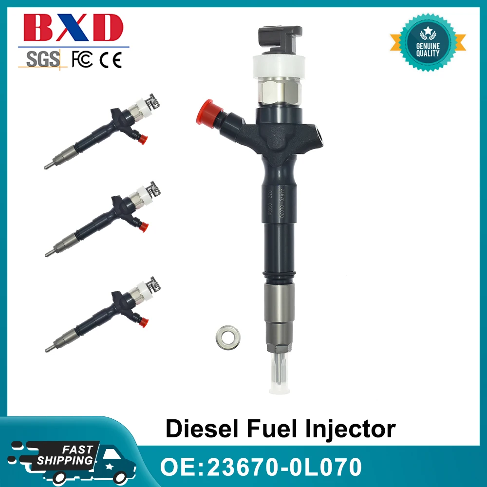 1-4PCS-OEM-23670-0L070-23670-0L070-236700L070-Diesel-Fuel-Injector-Fits ...