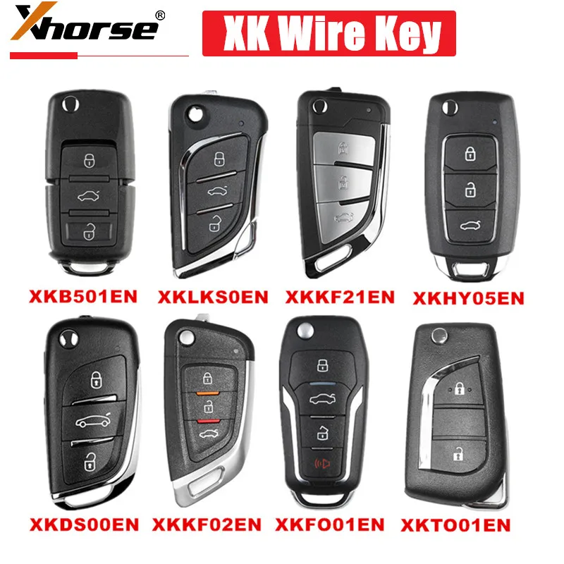 Xhorse XK Wire Remote Key XKB501EN XKLKS0EN XKKF21EN XKHY05EN XKDS00EN ...