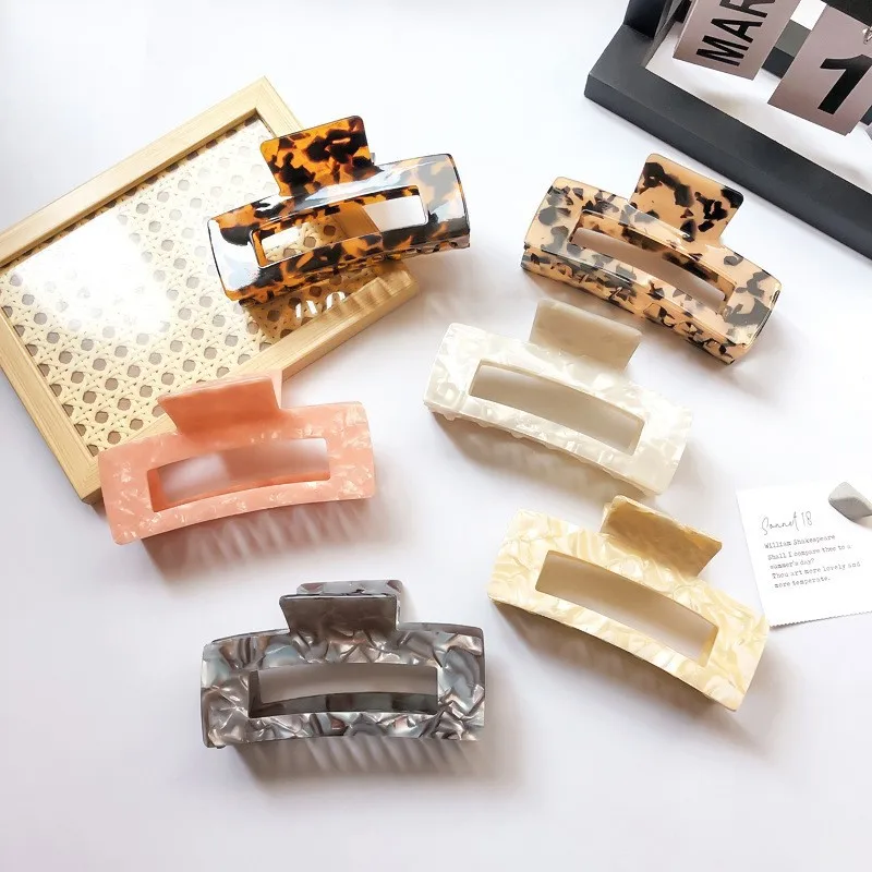 Muweordy 13cm(5.12inch) Large Claw Clip Acetate Hair Claws Vintage Hair ...