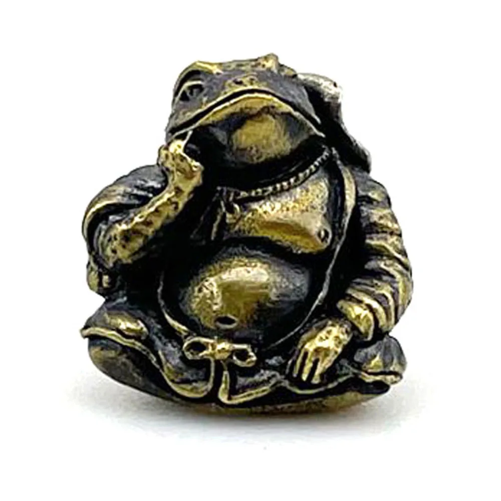 1-Pcs-Thinker-Frog-Knife-Beads-Outdoors-EDC-Wear-Paracord-Tools-Brass ...