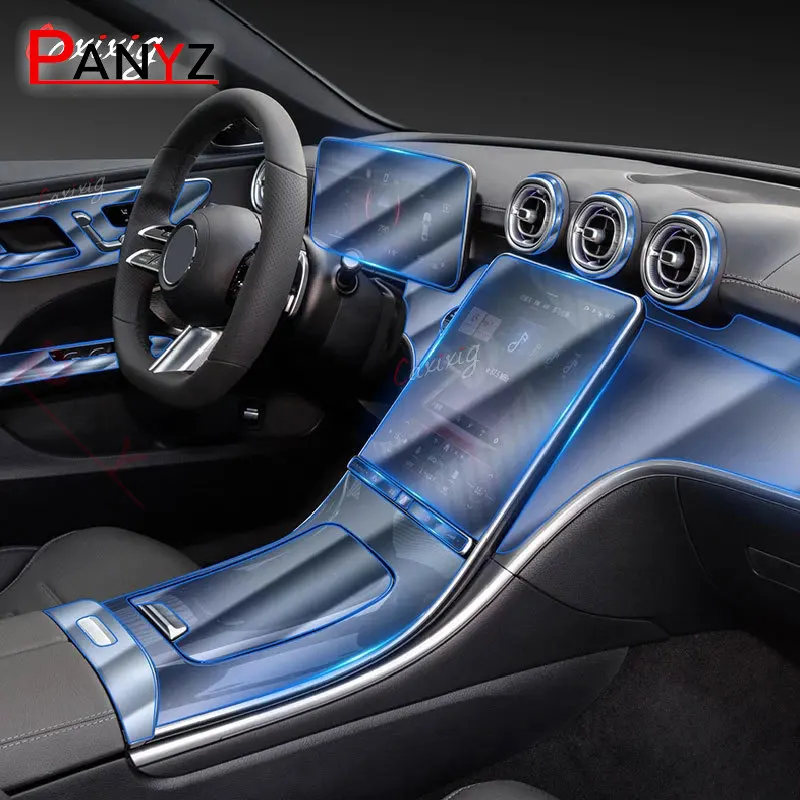 Voor-Mercedes-Benz-C-Klasse-W206-2022Car-Interieur-Center-Console-Transparante-Tpu-Beschermende ...