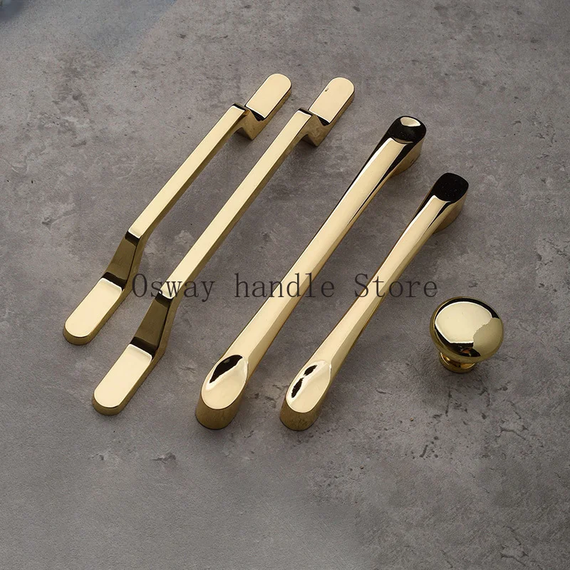 Simple-Style-Matte-Gold-Cabinet-Handles-Solid-Aluminum-Alloy-Kitchen ...