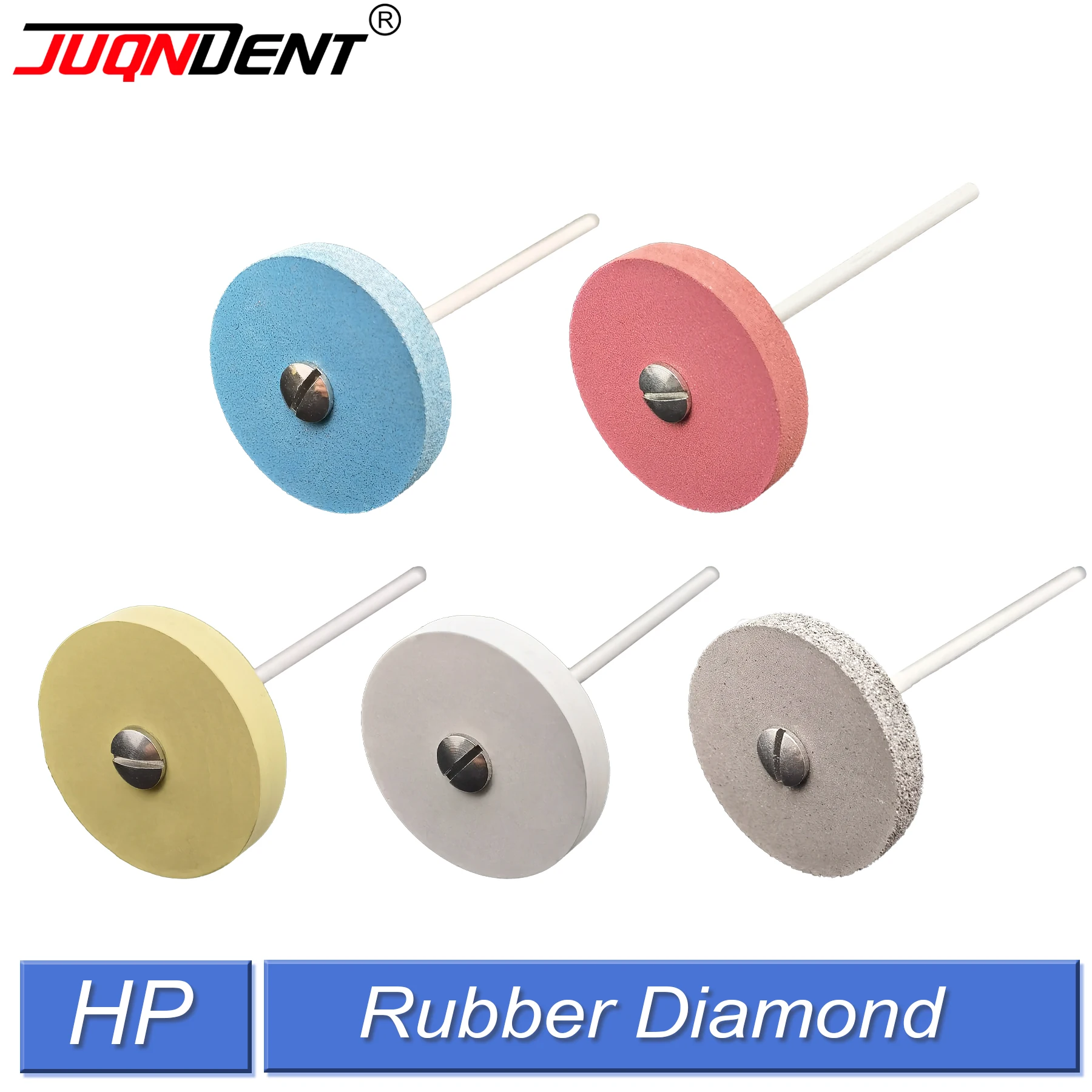 Dental Rubber Diamond Polisher Wheel Disc For Zirconia Porcelain ...