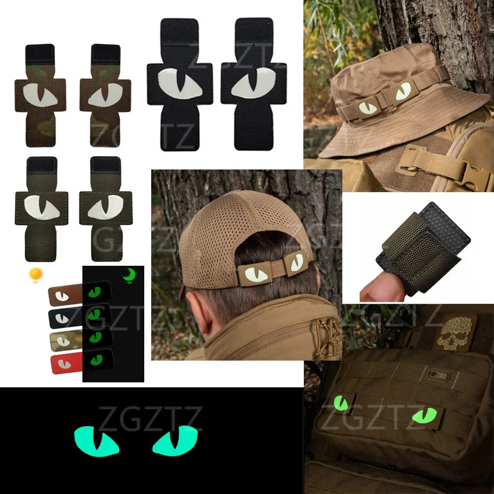 Cat-Eyes-Tactical-Patches-eye-Military-Combat-Glow-In-Dark-Badge-Patch ...