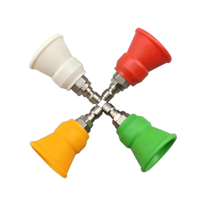 High-Pressure-Water-Gun-Nozzle-Splash-proof-Sleeve-Fan-1-4-Quick-Plug ...