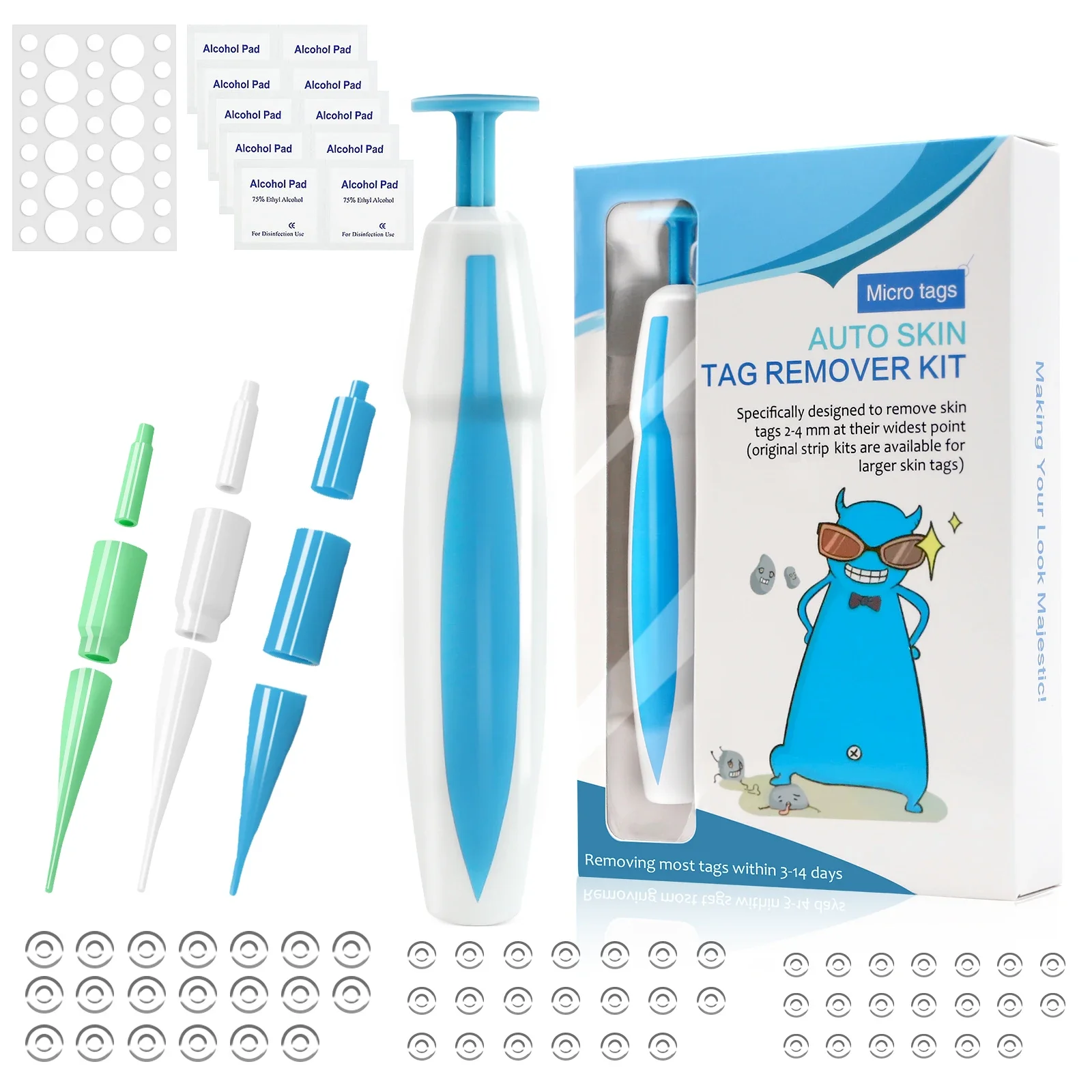 3-In1-Painless-Auto-Skin-Tag-Mole-Wart-Removal-Kit-Cleaning-Tools-Face ...