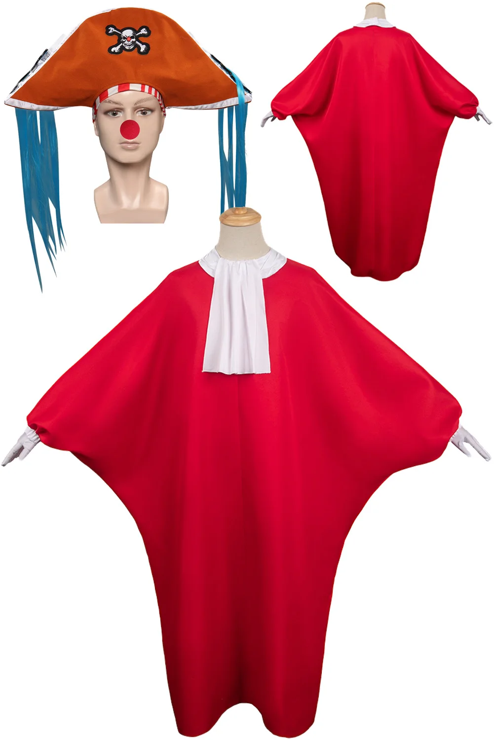 Boogie-Cosplay-Fantasia-Red-Jumpsuit-Anime-One-Cosplay-Piece-Costume ...