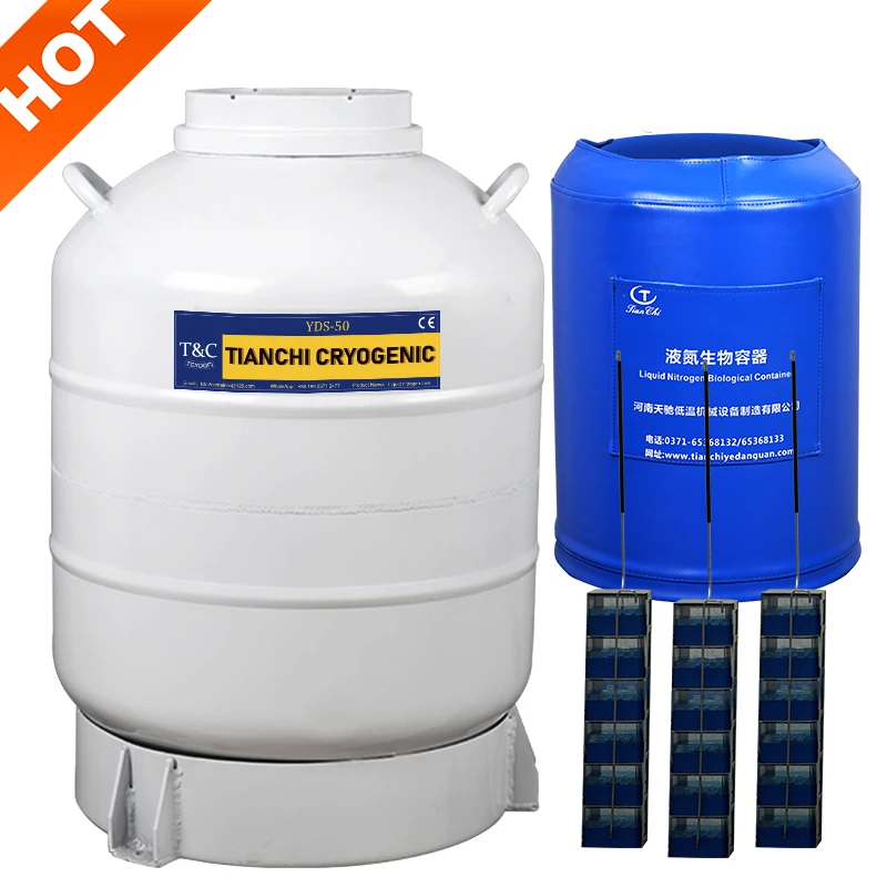 Tanques de nitrógeno líquido biológico, contenedor de Semen, transporte de químicos, Dewar ...