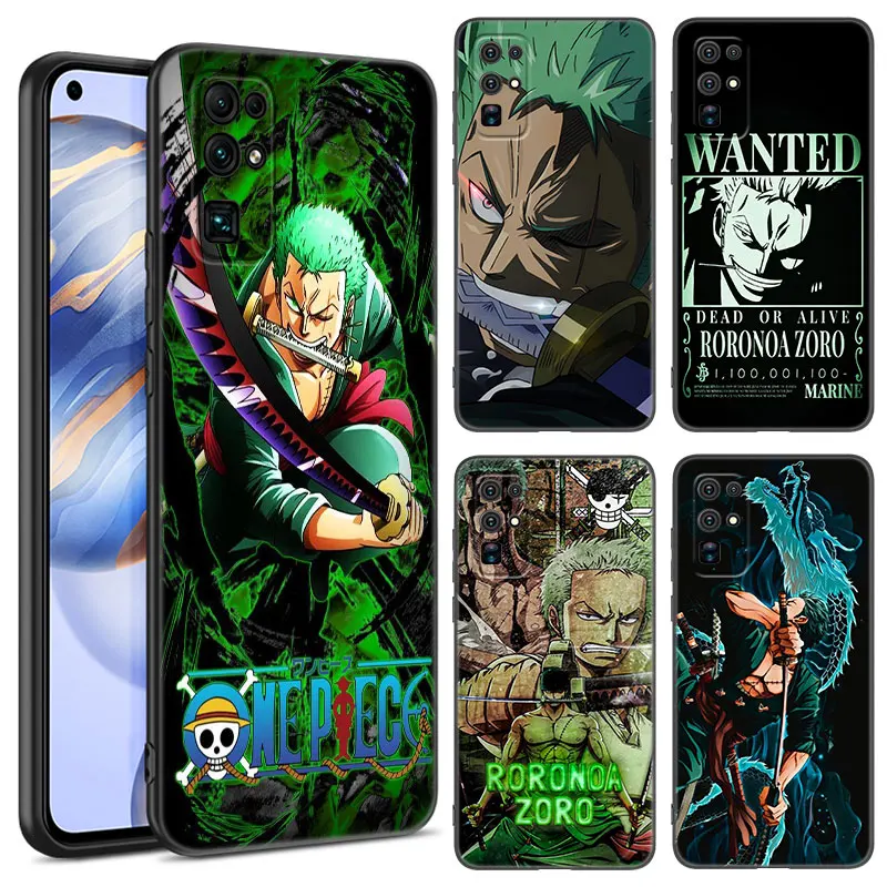 Anime-Roronoa-Zoro-Black-Phone-Case-For-Huawei-Honor-70-90-Lite-X40-GT ...