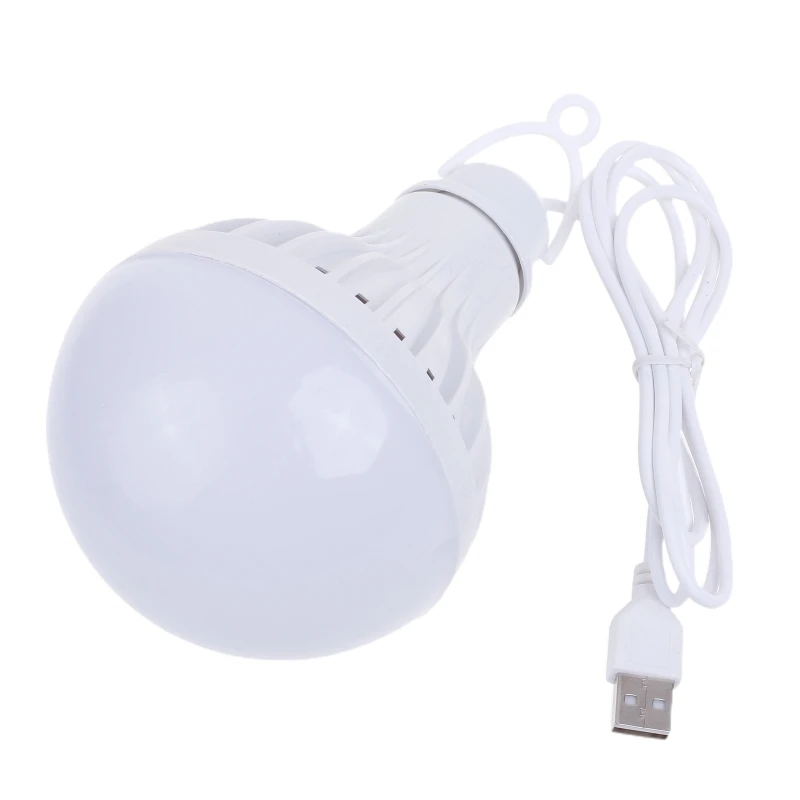Portable Led Lamp Bulbs Usb Light Energy Saving White Emergency Light ...