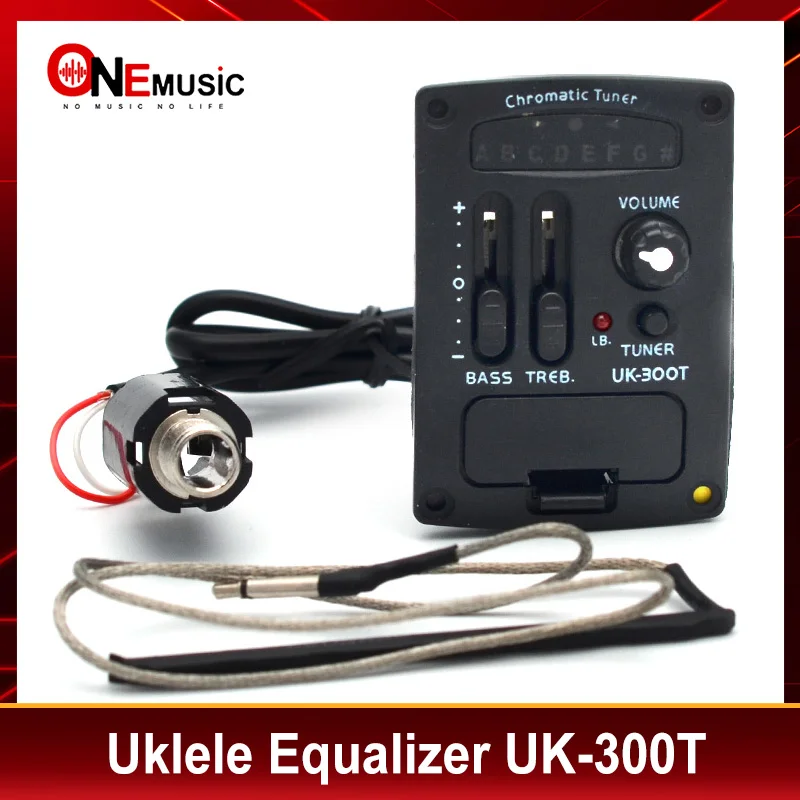 UK-300T-Ukulele-Piezo-Guitar-Pickup-Preamp-2-Band-EQ-Equalizer-Tuner ...