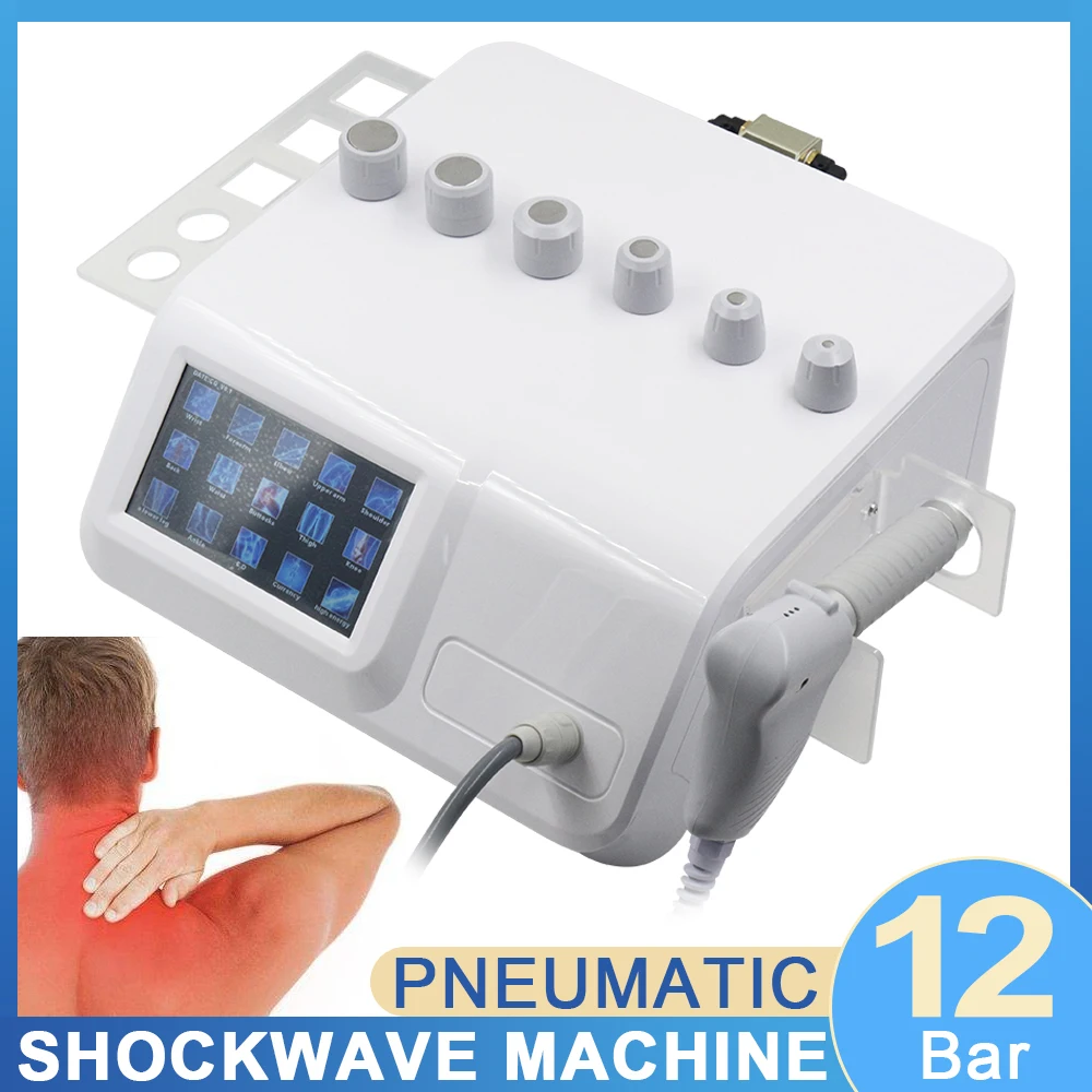 12bar Pneumatic Shockwave Therapy Machine Ed Treatment New Upgrade ...