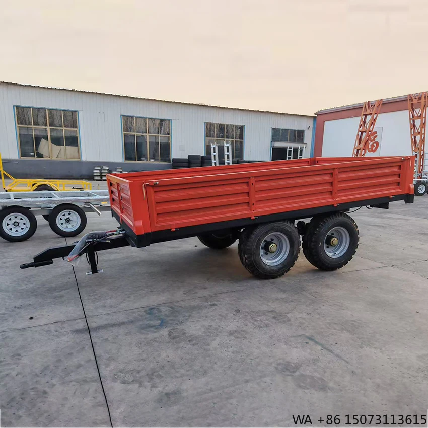 Customizable Size Electric Brake Farm Trailer for Agricultural Orchard ...
