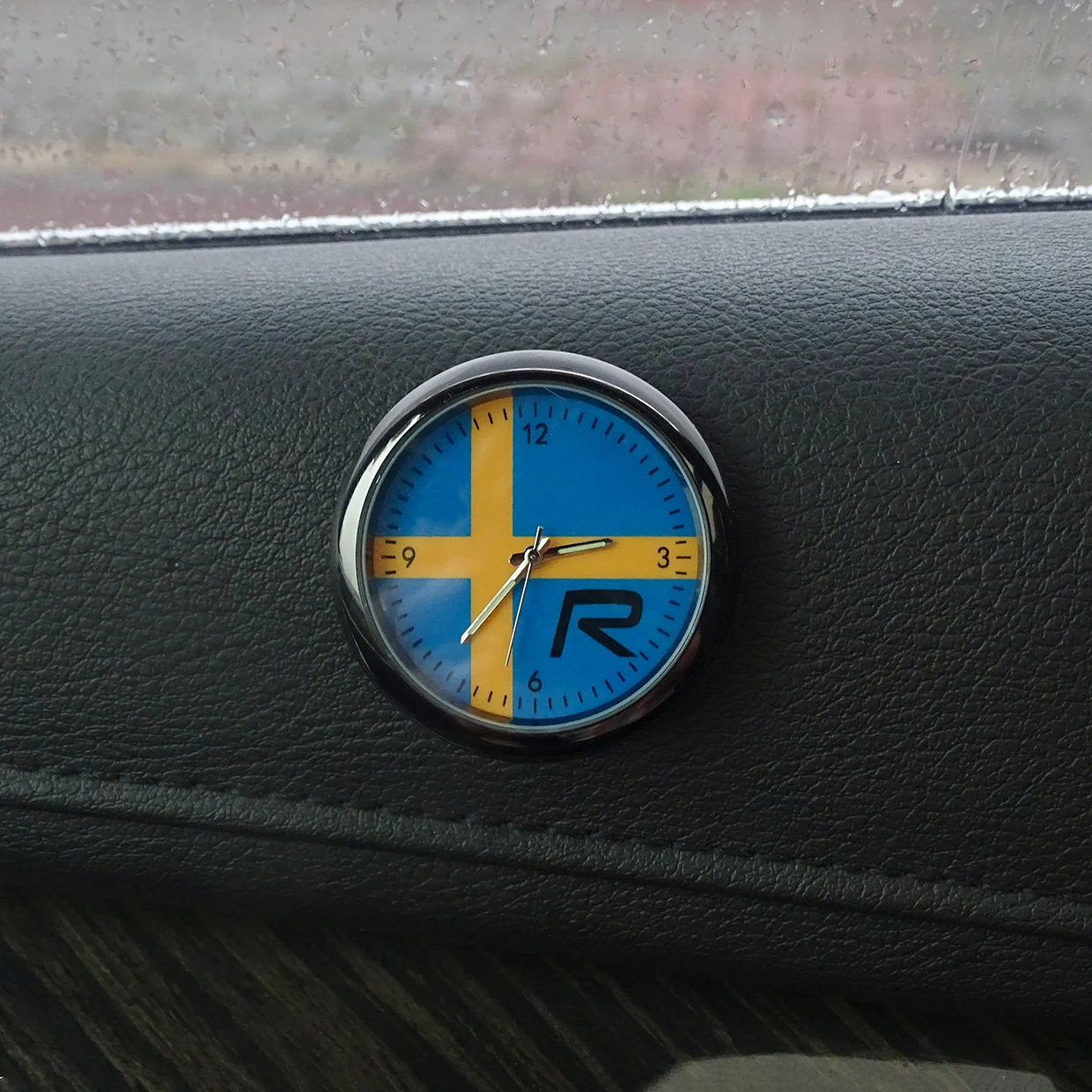 Car-decoration-clock-watch-modified-car-interior-electronic-quartz ...