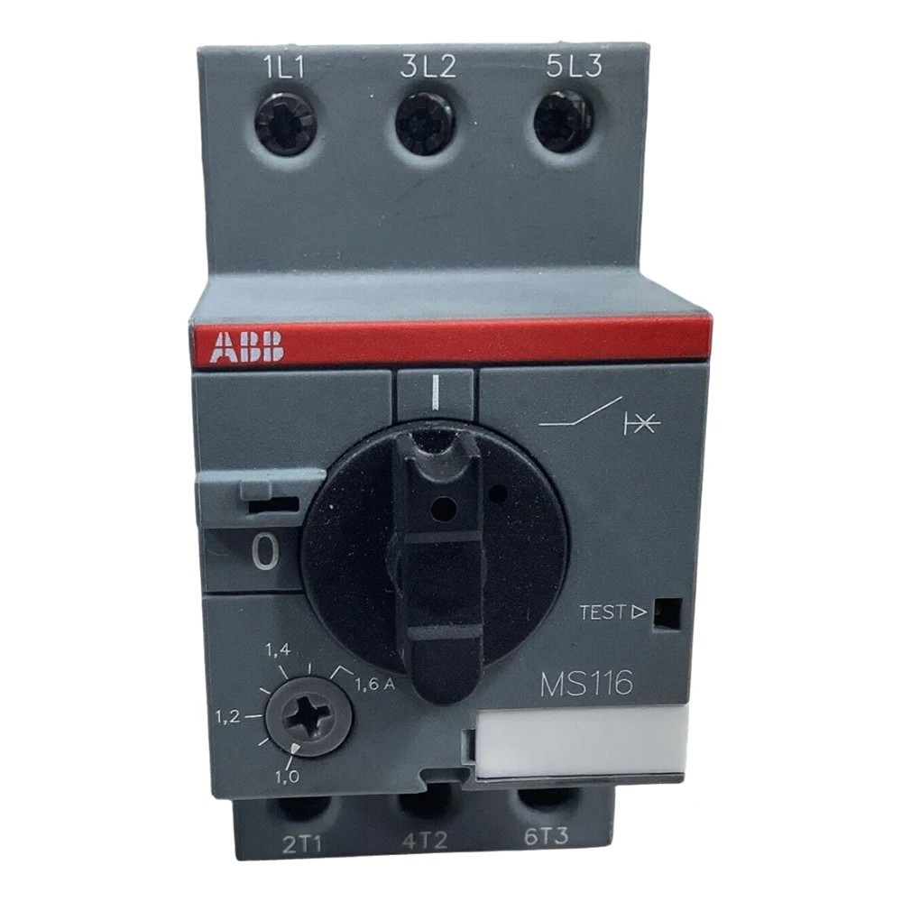 ABB manual motor starter MS116-4.0 ABB MS116 MANUAL MOTOR STARTER 4 A ...