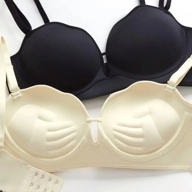 AA Cup Strapless Bra 10cm Extreme Push Up, No Slip Silicone Grip ...