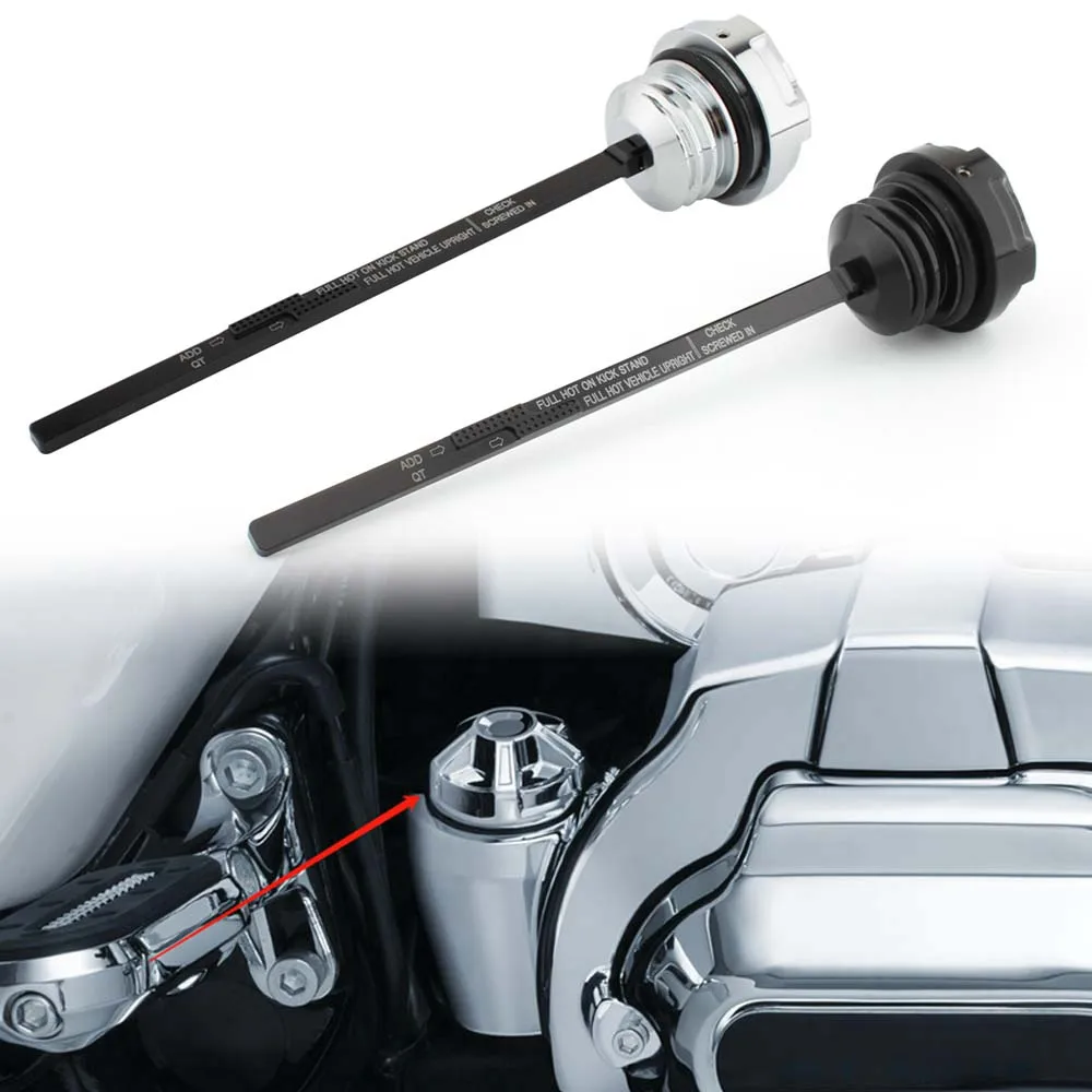 Motorcycle-Engine-Precision-Oil-Dipstick-Plug-For-Harley-Touring ...