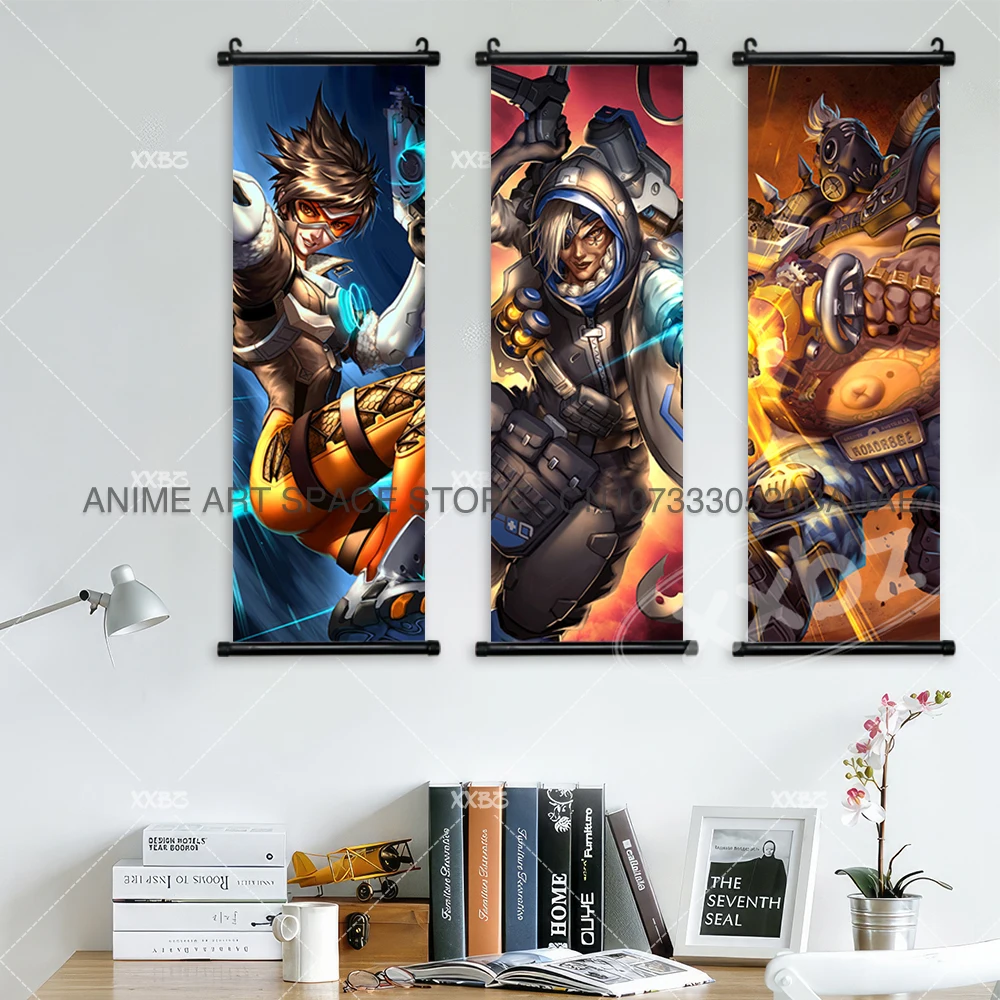 Cassidy Wall Art Scroll Overwatch Anime Game Poster – Otakuen