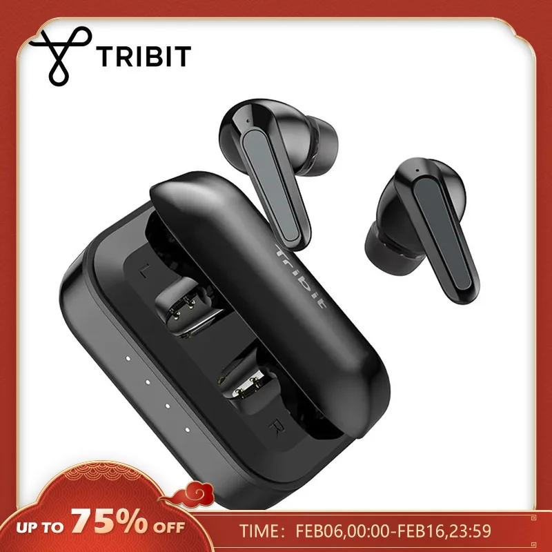 Tribit-TWS-True-Wireless-Bluetooth-Earbuds-36H-Playtime-HiFi-Sound ...