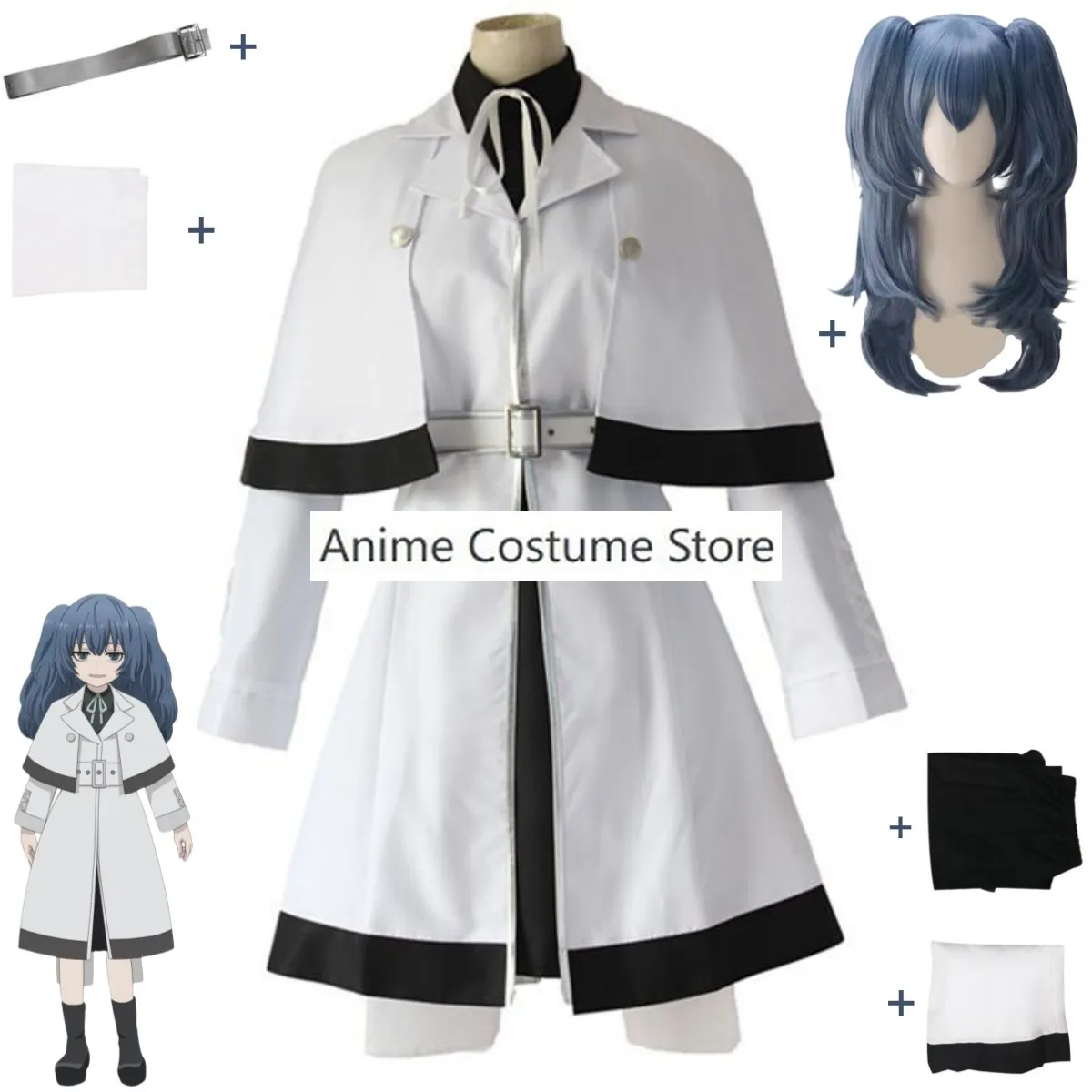 Anime-Tokyo-Ghoul-Re-Yonebayashi-Saiko-Cosplay-Costume-Blue-Wig-CCG ...