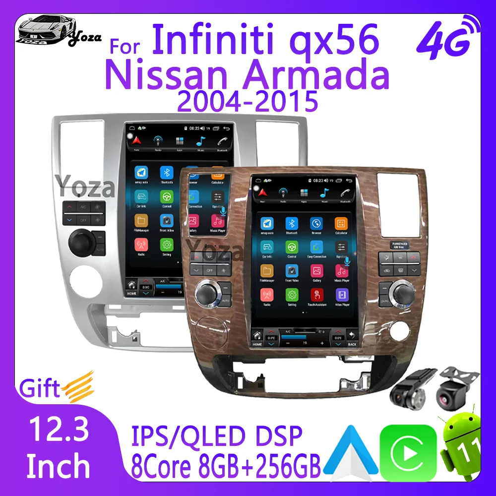 Yoza-Carplay-Car-Radio-For-Infiniti-QX56-Nissan-Armada-2004-2015 ...