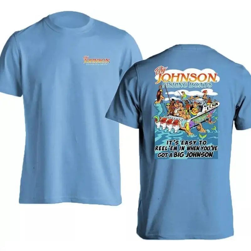 Big Johnson Fishing Boats Vintage T Shirt You'Ve Got A - AliExpress ...