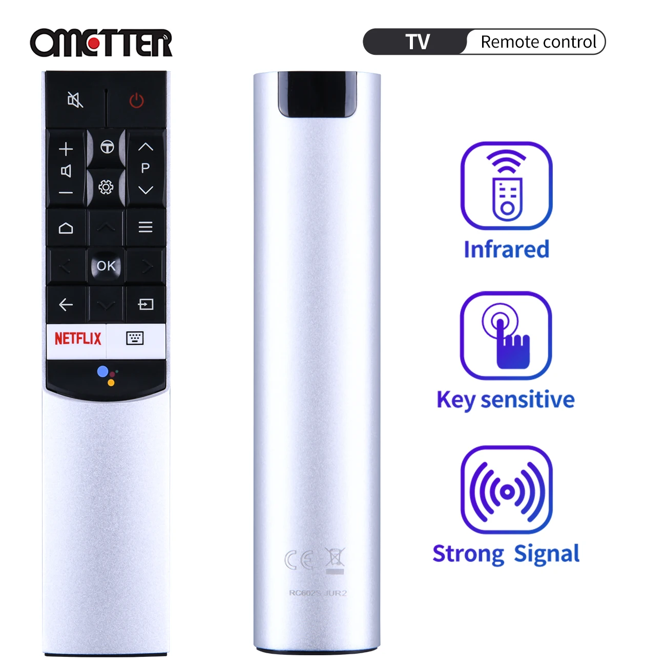 RC602S JUR2 for TCL LED LCD TV Remote Control P20/P4/P6/C2/C4/C5/C6/X2 ...