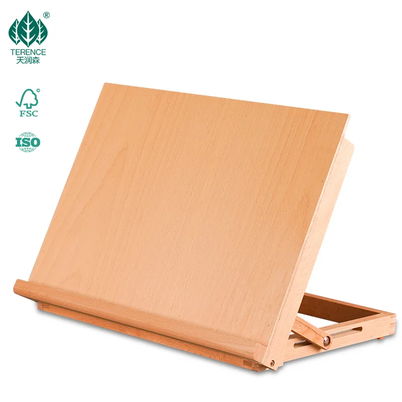 Easel-Desktop-Art-Student-Special-Easel-Wooden-Folding-Bookshelf-Easel ...