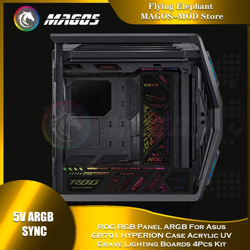 ROG-RGB-Panel-ARGB-For-Asus-GR701-HYPERION-Case-Acrylic-UV-Grave ...