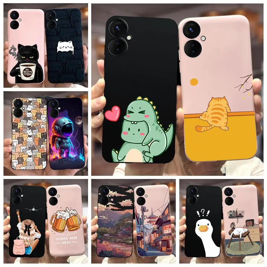 For-Tecno-Spark-9-Pro-Case-Spark-9T-KH6-Cute-Fashion-Cartoon-Cover-Soft ...
