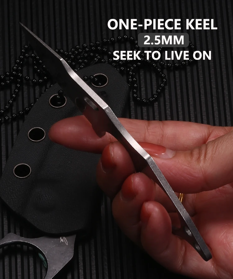 Small Tactical Fixed Blade Pocket Knife - Blade HQ