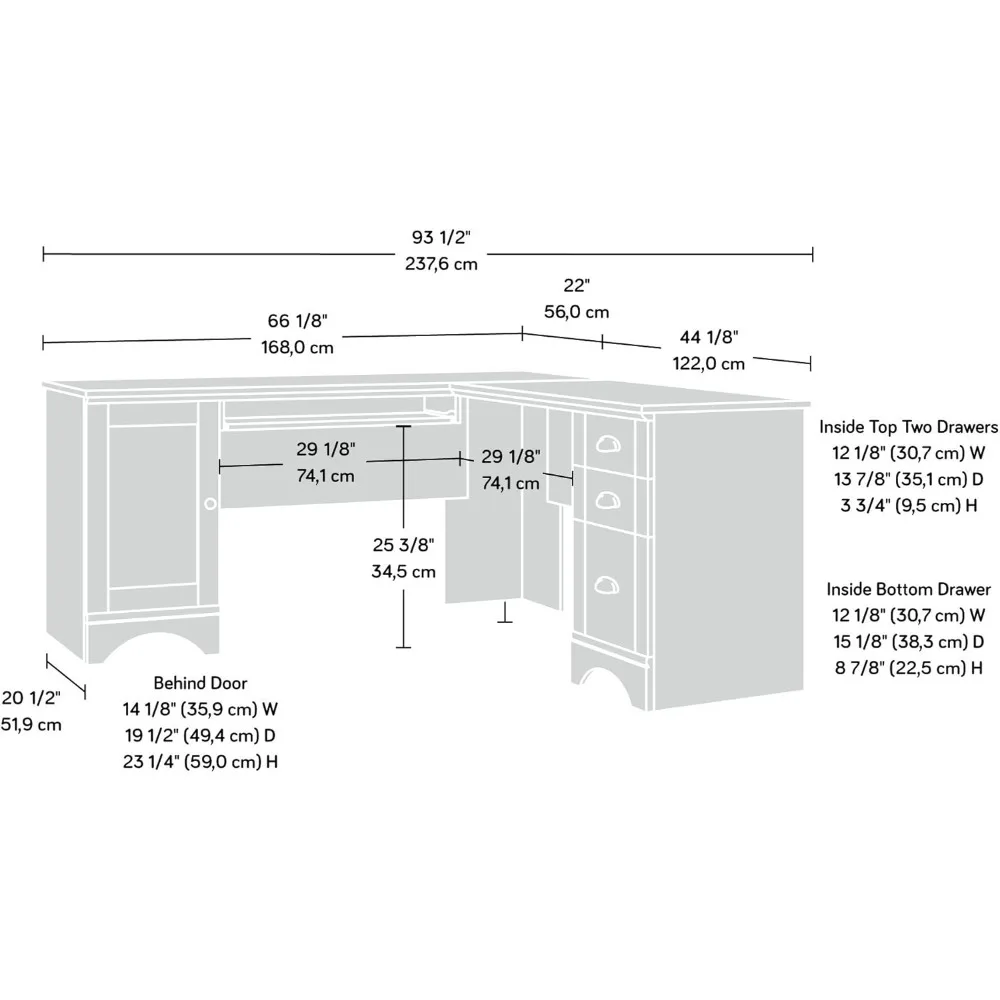 Harbor View L-Shaped Corner Desk – Beyond Just Stationary