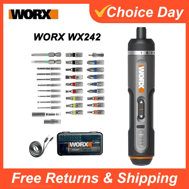 WORX-WX242-4V-Electrical-Screwdriver-Set-Smart-Cordless-Electric ...