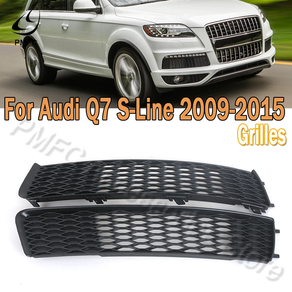 Front Bumper Fog Light Grille Racing Grills Grill Mesh Cover Trim Vent ...