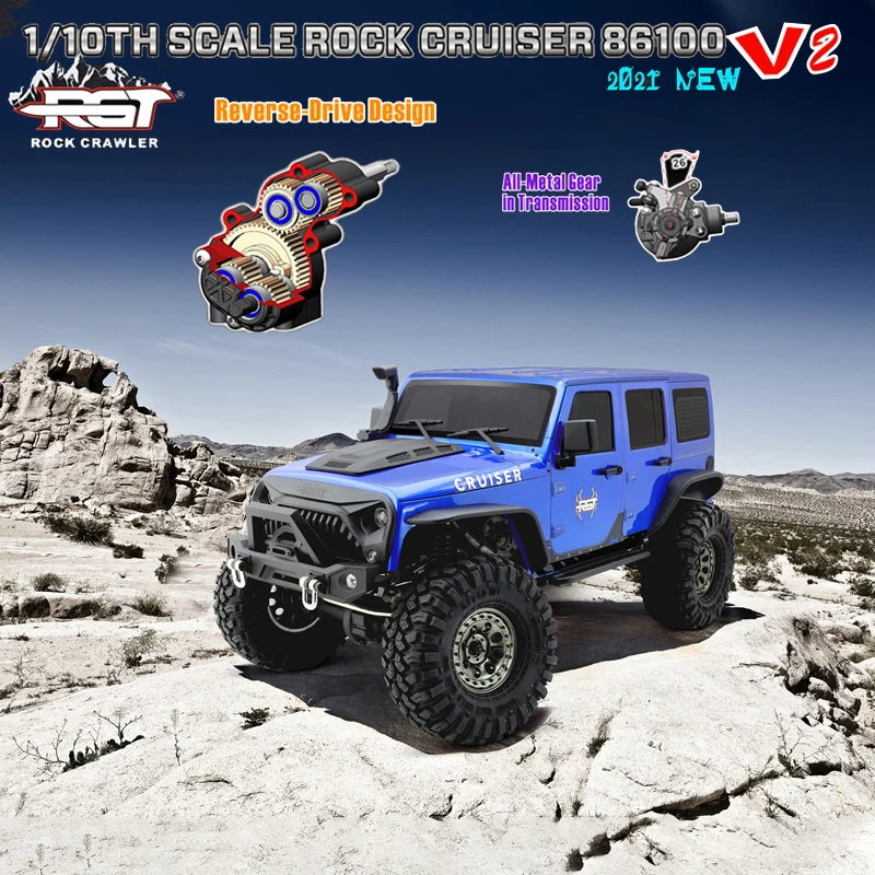 Coche-teledirigido-Rgt-Ex86100-V2-1-10-2-4-ghz-4wd-RTR-con-bater-a ...