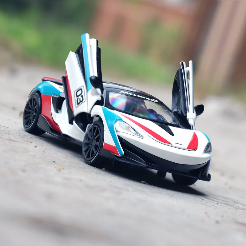 1:32 Mclaren 600Lt Racing Alloy Car Model Simulation Metal Car Model ...
