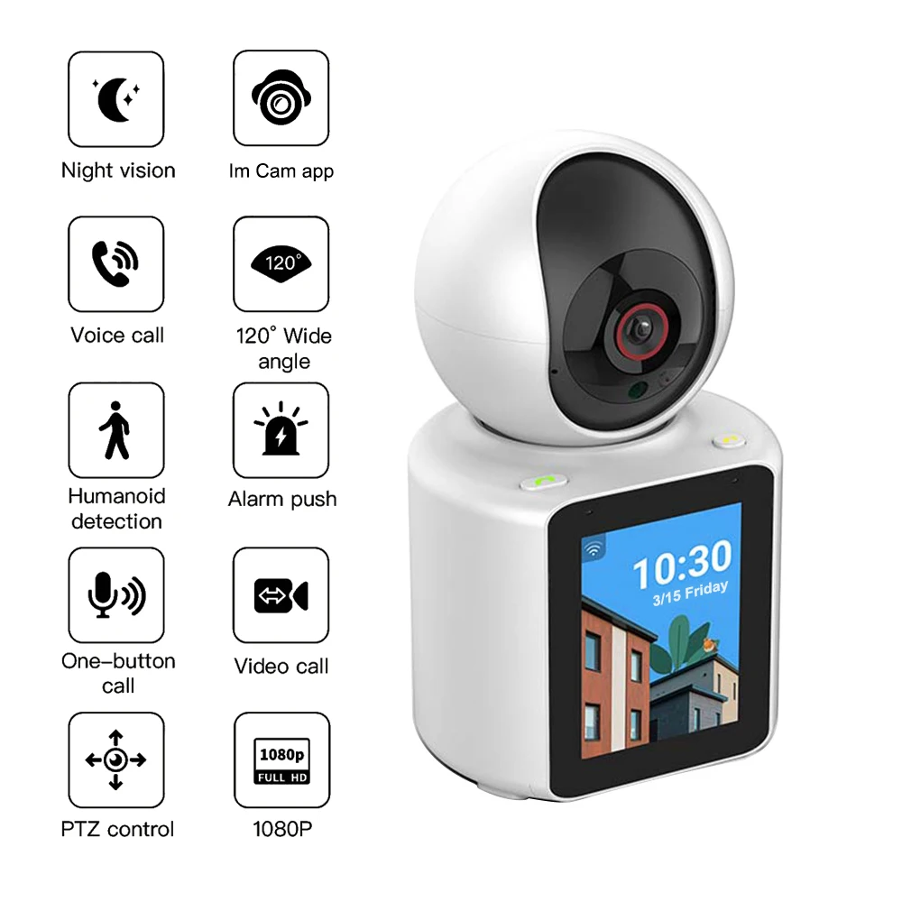 Intelligent-WiFi-Video-Call-Camera-2-8-inch-IPS-Screen-FHD1080P-Two-Way ...