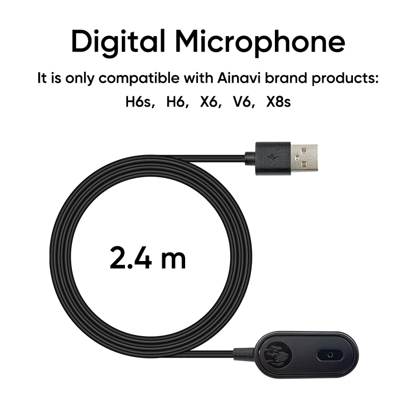 Ainavi Dedicated Digital Microphone MIC Only Suitable For H6 V6 X6 H6S ...
